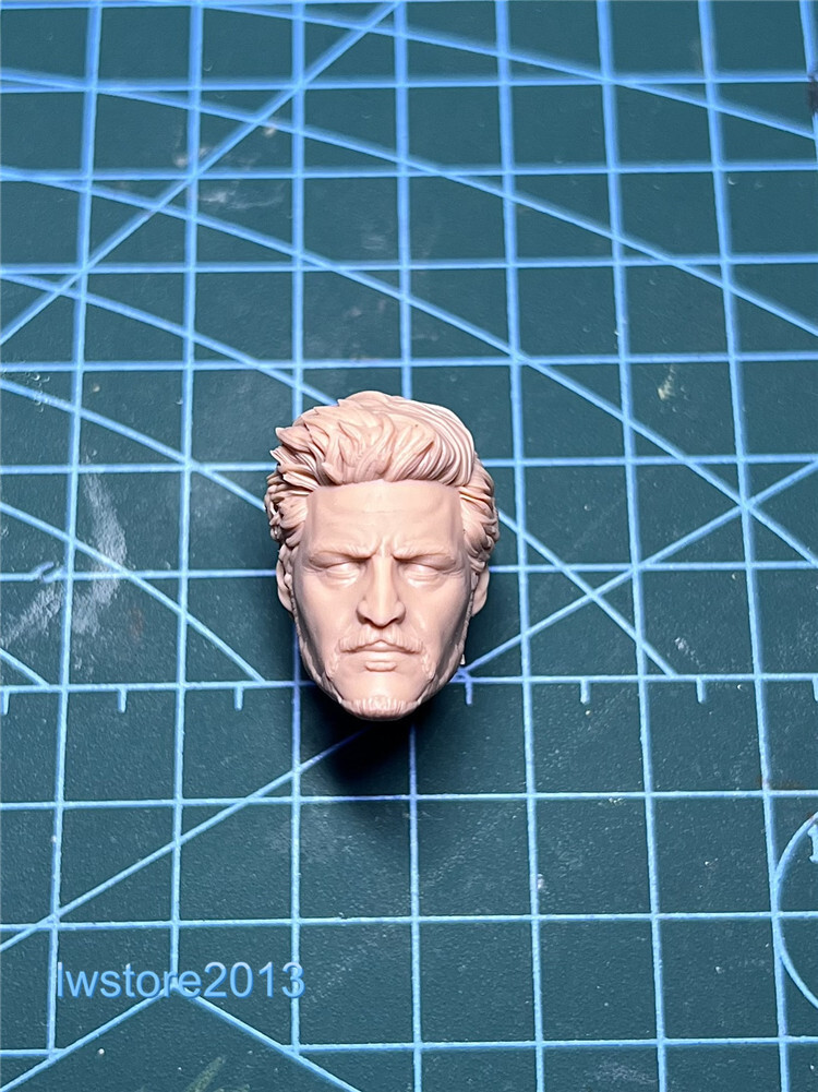 1:6 Joel Miller Pedro Pascal Head Sculpt Carved For 12" Male Action ...