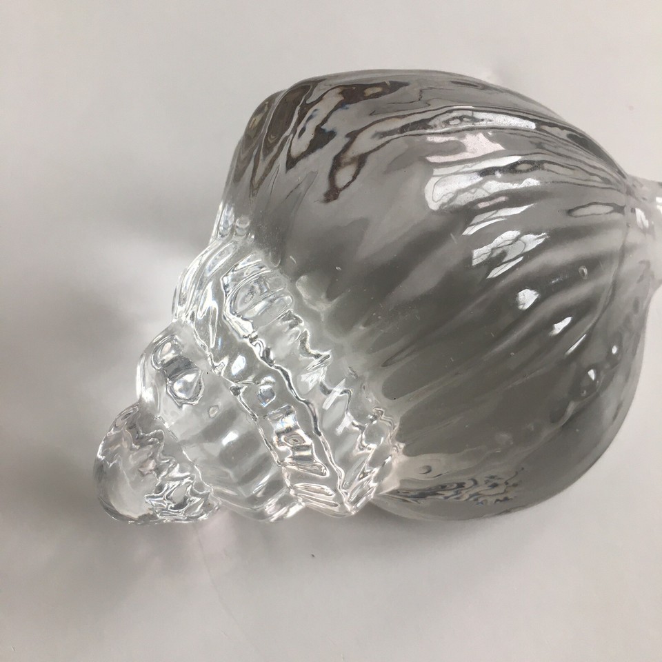 Vintage Fenton Iridescent Art Glass Conch Sea Shell Figurine 4.75 ...