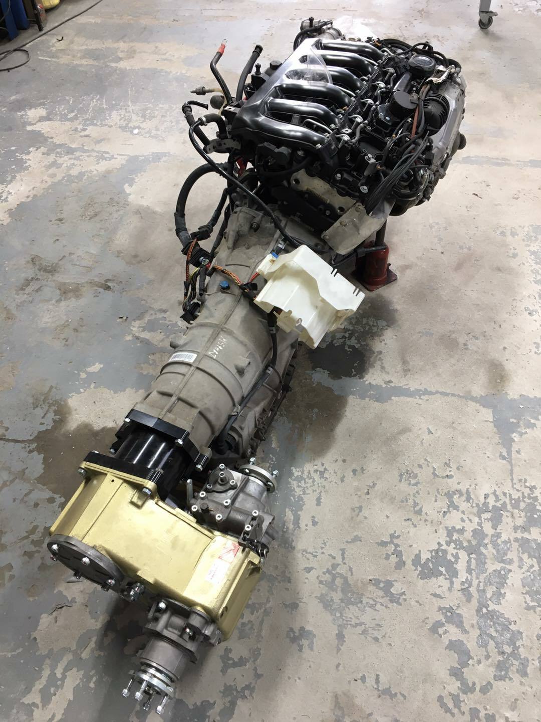 BMW 4wd Automatic gearbox adapter to Land Rover LT230 M57 Conversion ...