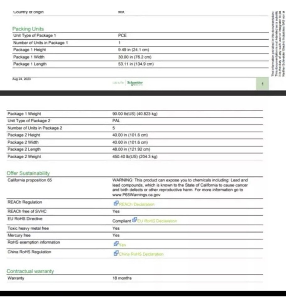 Square D MP42200 400 Amp w/2 Gang 200A Meter EUSERC OH/UG as WEP4212 | eBay