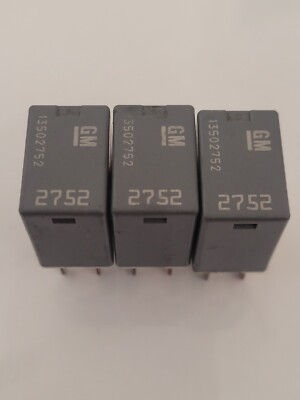 3X Denso OEM GM Chevy Cobalt 13502752 Gray Mini Micro Multi-Purpose ...