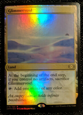 mtg magic glimmervoid FOIL ENGLISH vide rayonnant double masters 4 ...