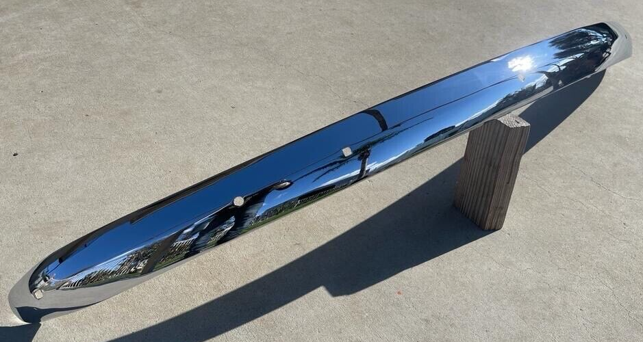 1936-1939 Plymouth Rear Back Impact Bumper | OEM | Triple Plated Chrome ...