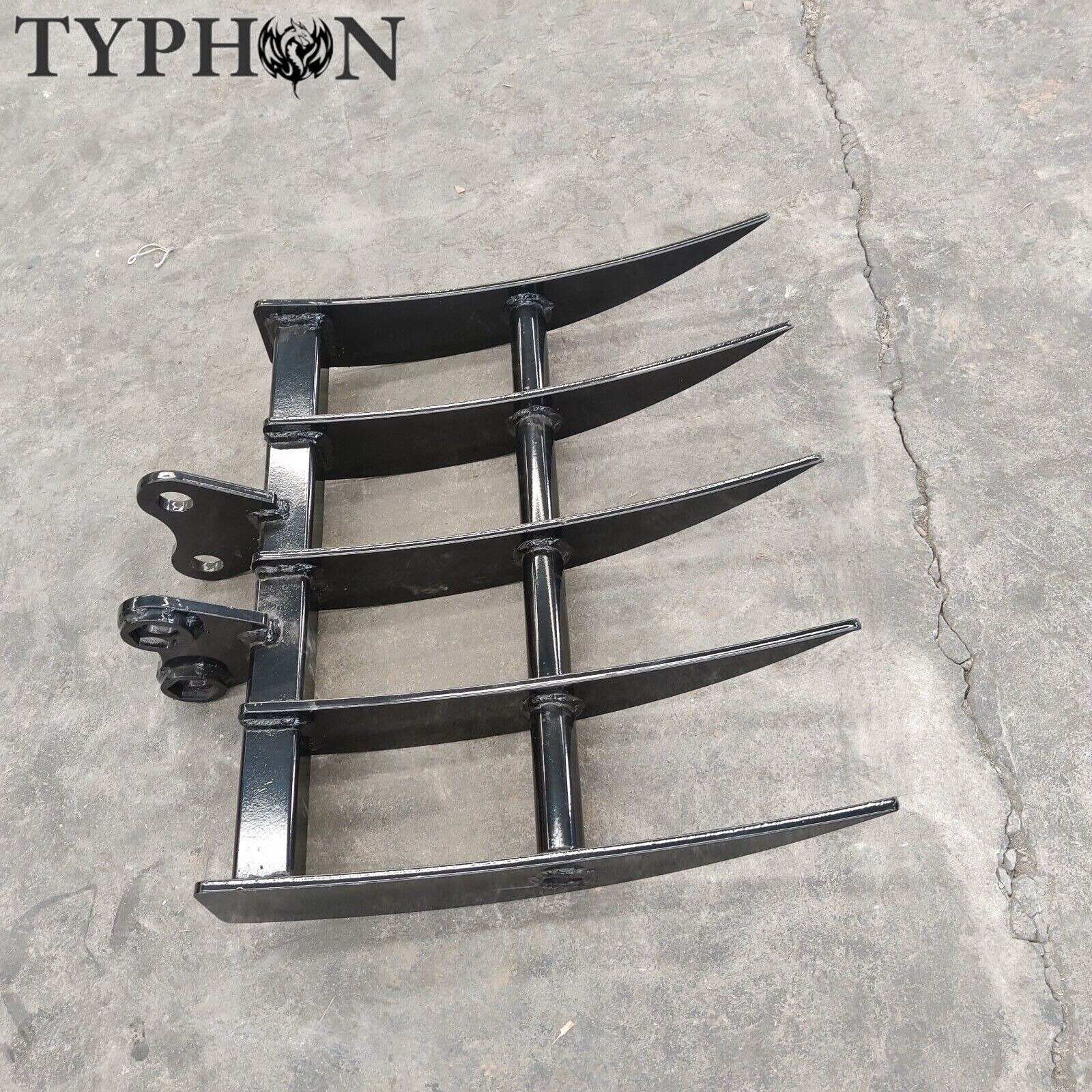 Mini Excavator Attachment Rake 19in Hooks Tool For 1 ton Diggers ...