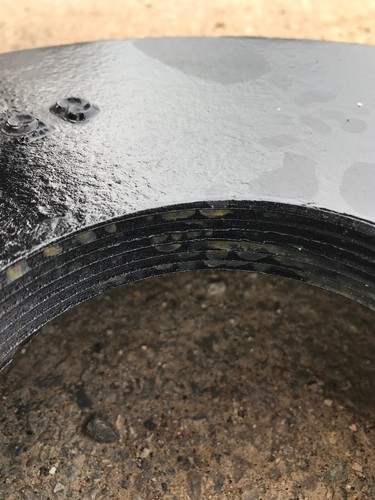 TYLER UNION 12” X 4” MECHANICAL JOINT MJ CAP 4” FNPT TAP 350 DI Made In ...