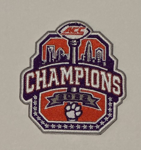 2022 Clemson ACC Champions Championship patch | eBay
