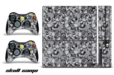 Skin Decal Wrap for Xbox 360 E Gaming Console & Controller Sticker ...