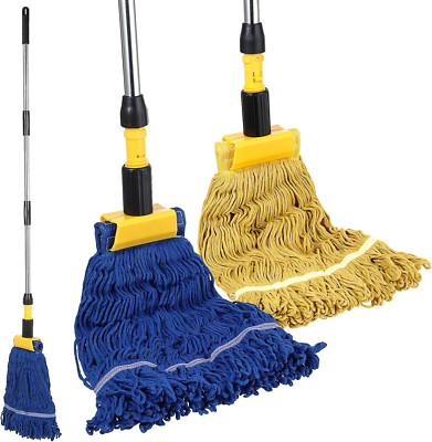 Commercial Mop, Looped-End String Industrial Mop, Heavy Duty Mops with ...