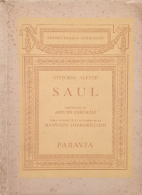 Saul. . Vittorio Alfieri. 1959. II ED.. | eBay