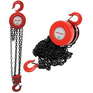 Block And Tackle Chain Block 1000kg Lifting (Genuine Neilsen CT0346 ...