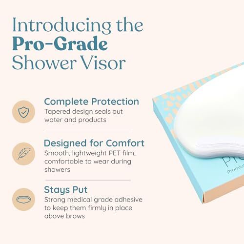 Eyelash Shield Shower Visor For Adults - 100 Eye Shields for After ...