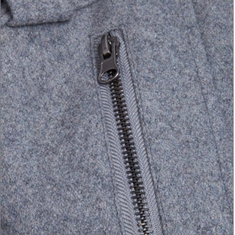 Winter Stylish Slim Long Jacket Double Breasted Overcoat Men's Trench ...