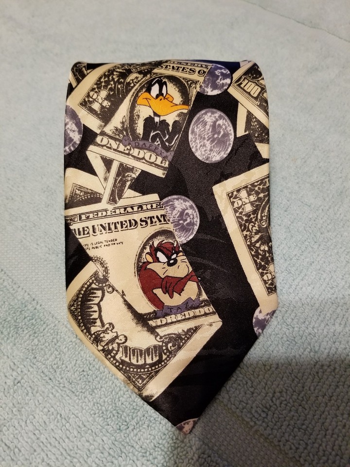 Looney Tunes - Taz, Daffy, Bugz, Marvin And Tweety. Money Tie | eBay