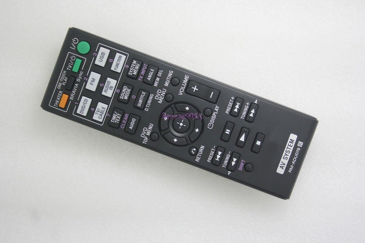 NEW Remote Control For Sony DAV-DZ730 DAV-DZ740 DAV-TZ210 DAV-TZ230 ...
