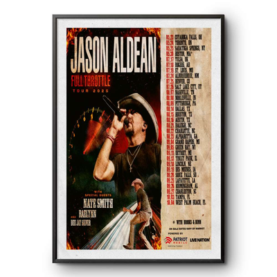 Jason Aldean Night Train Tour Poster