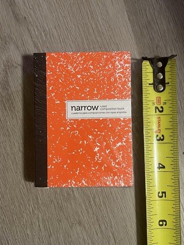 MINI NARROW RULED COMPOSITION BOOK (16 Units) 4.5 in. x 3.25 in. SEALED ...