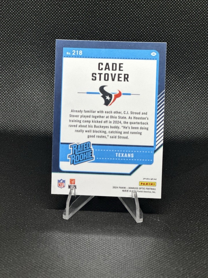 2024 Donruss Optic Football - Fire Emoji Rated Rookie SSP Cade Stover ...