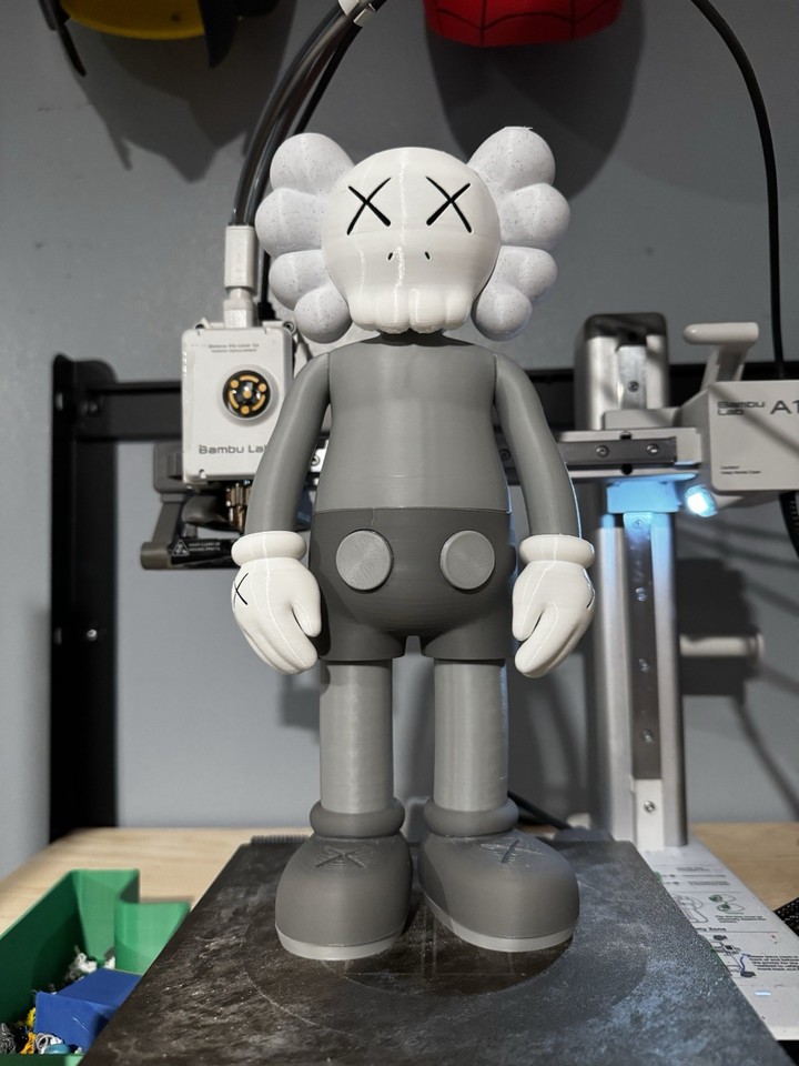 3D PRINTED 12" KAWS COMPANION FIGURINE | eBay