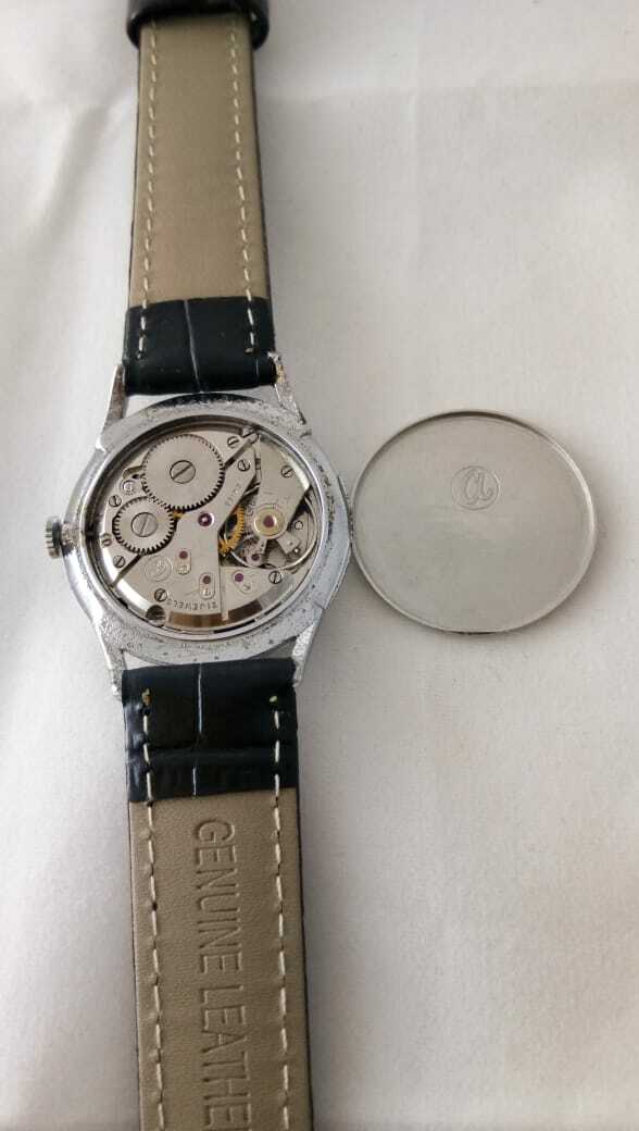 Anglo Swiss watch Co.CAVALRY Hand-winding Men's Swiss Made White Dail ...