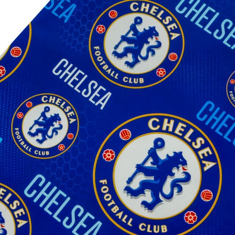 Chelsea FC Testo Regalo Avvolgere Merchandise Ufficiale | eBay