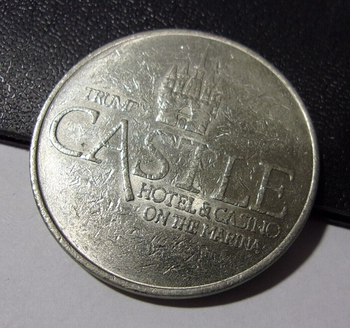 TRUMP'S CASTLE CASINO 1987 $1 ONE DOLLAR GAMING COIN/TOKEN - Atlantic ...