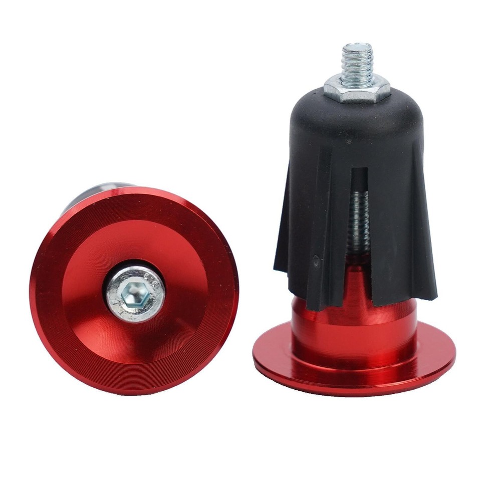 Handlebar Plug Bicycle Handlebar End Cover Aluminum Handle Plug Bike ...