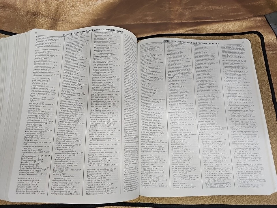 Dake's Annotated Reference Bible Rebind Goatskin Beautiful! Large Print ...