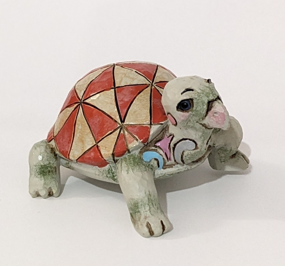 Jim Shore Heartwood Creek Turtle Tortoise Figurine - Mosaic Shell | eBay UK