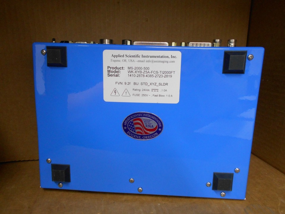ASI Controller MS-2000-500 XY Automated Stage IX 8101 Insert I-3096DR ...