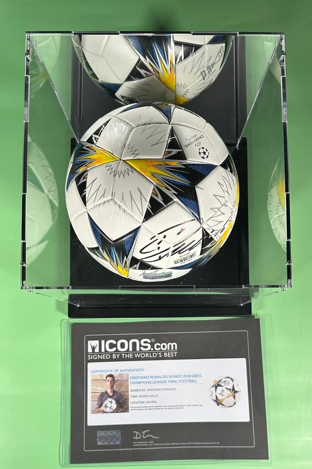 Cristiano Ronaldo soccer ball signed Authenticated by Icons | eBay