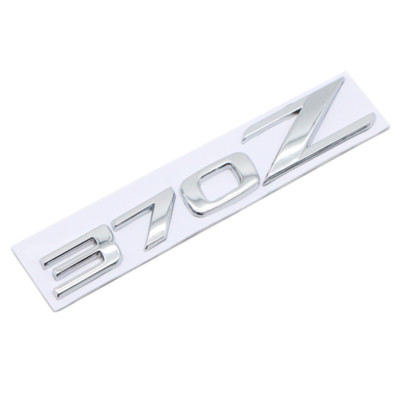 3D Chrome 370 Z Logo Car Rear Trunk lid Emblem Badge for 370Z Fairlady ...