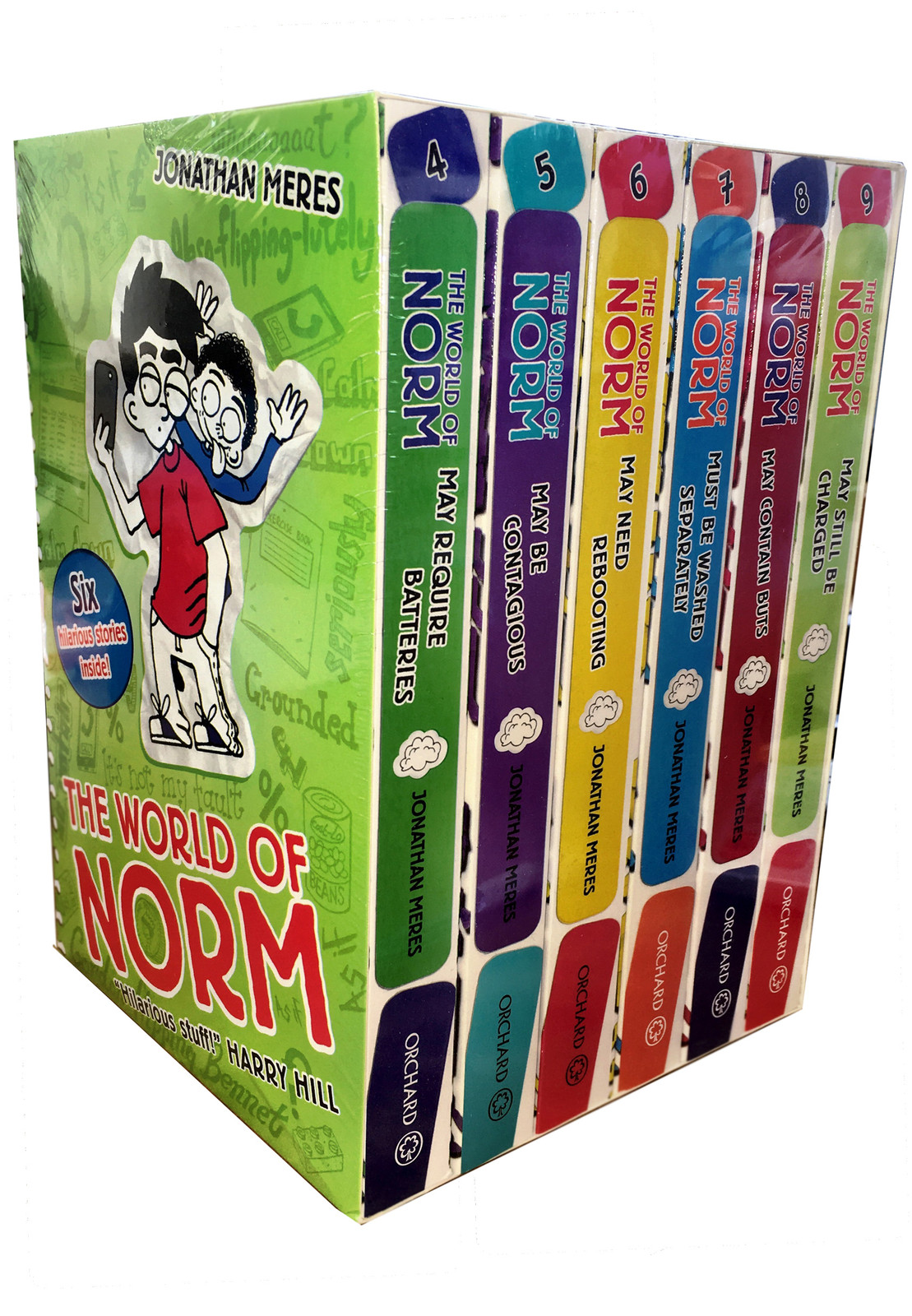 The World of Norm Collection by Jonathan Meres 6 Books Set Series 2 & 3 ...