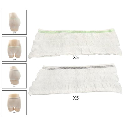 5Pcs Unisex Disposable Mesh Panties Polyester Stretch Lightweight High ...