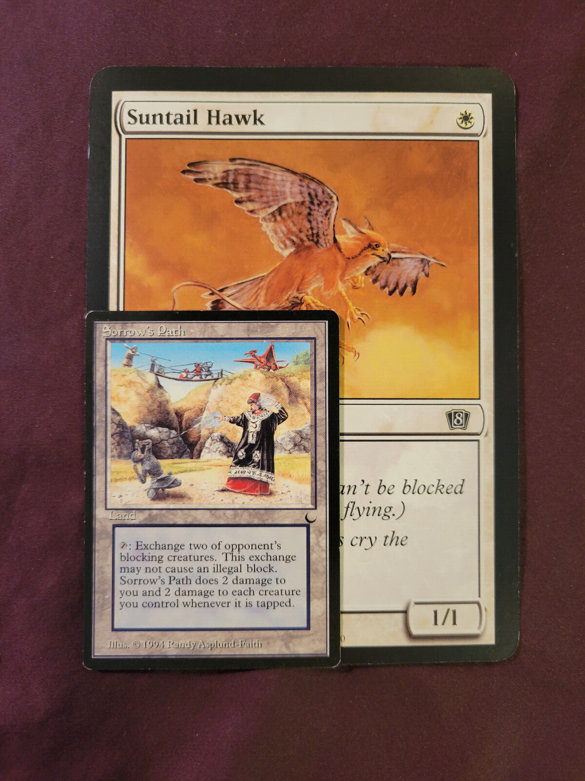 MTG Suntail Hawk 4x6 jumbo promo card 51/350 Rare 2005 8th edition | eBay