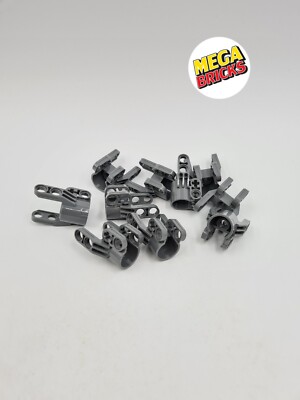 LEGO LOT 10 X TECHNIC BLOCK 3X4X2 DARK STONE GREY REF 65767 / 6356106 ...