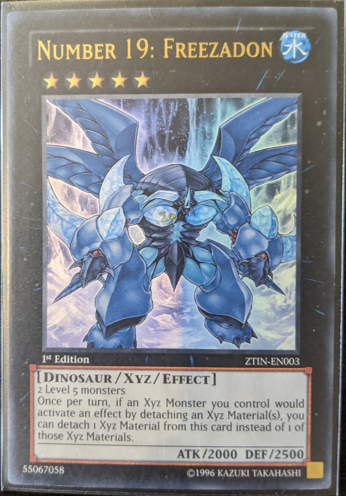 YuGiOh Number 19: Freezadon Ultra Rare 1st Edition ZTIN-EN003 NM | eBay ...