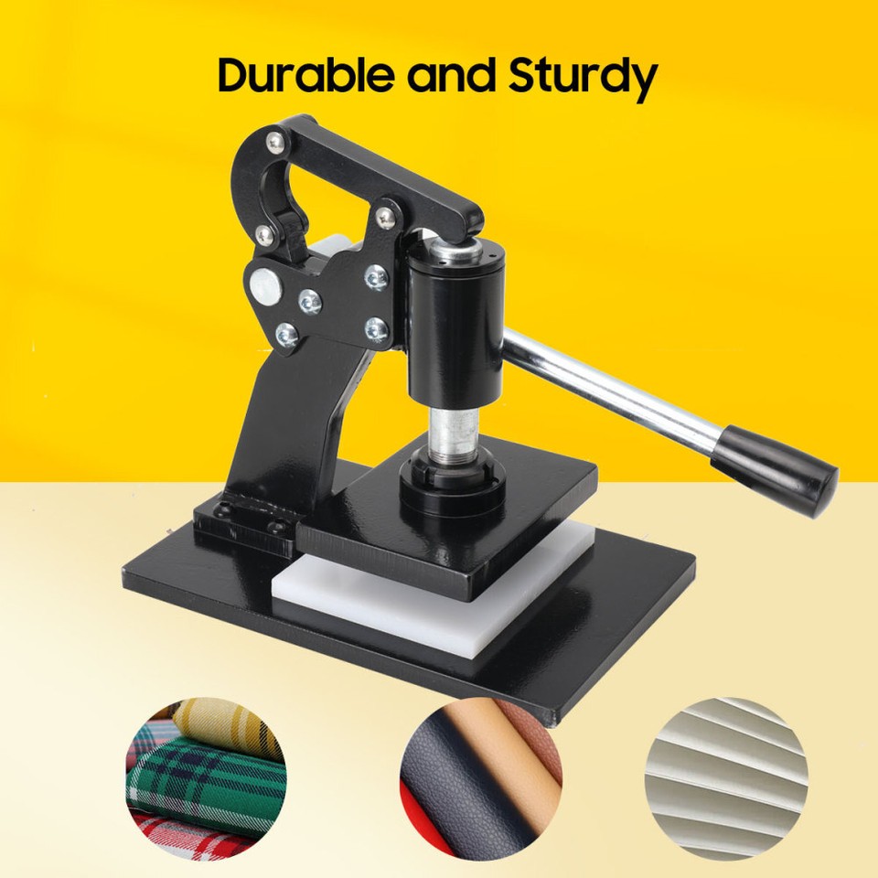 Hand Press Embossing Sampling Punching Machine Manual Leather Cutting ...