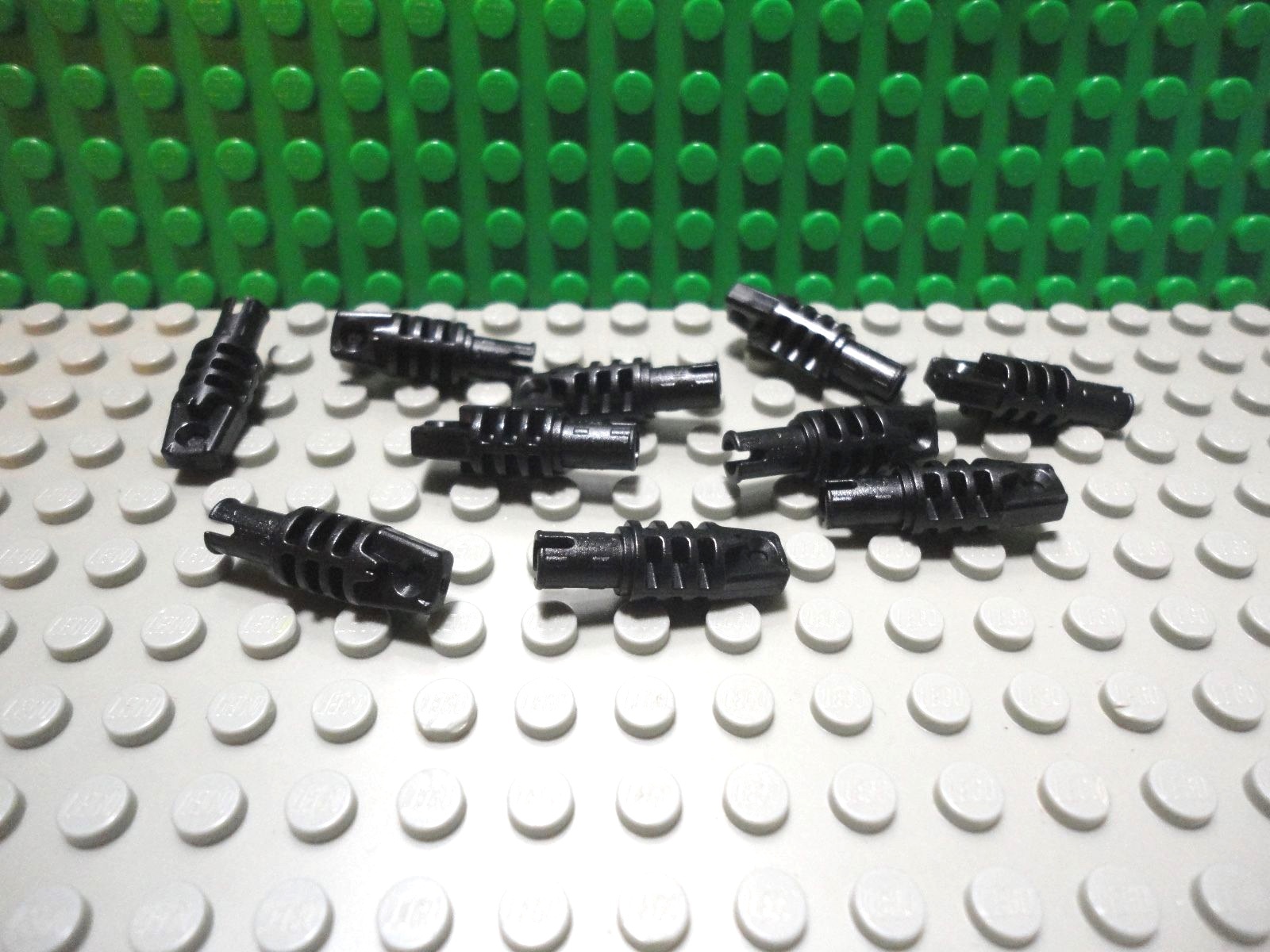 Lego 10 Black technic cylinder 1x3 locking finger and pin connector NEW ...