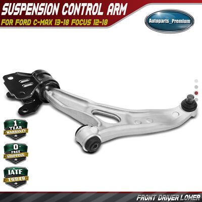 Front Left Lower Control Arm w/ Ball Joint for Ford C-Max 2013-2018 ...