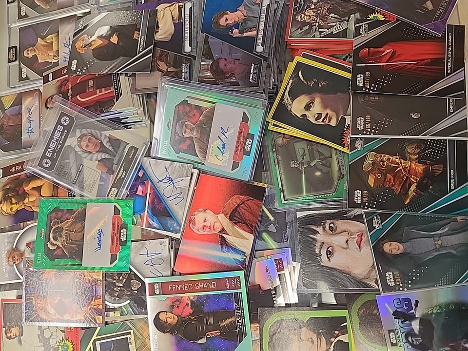 Star Wars Card Collection Lot Autos , Refractors, Numbered & More ...