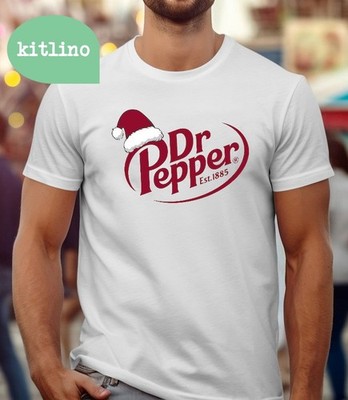 Christmas Dr Pepper Santa Hat T-Shirt F75703 | eBay