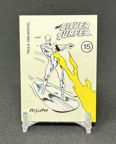 1986 Comic Images Marvel Universe Stickers Silver Surfer #15 | eBay