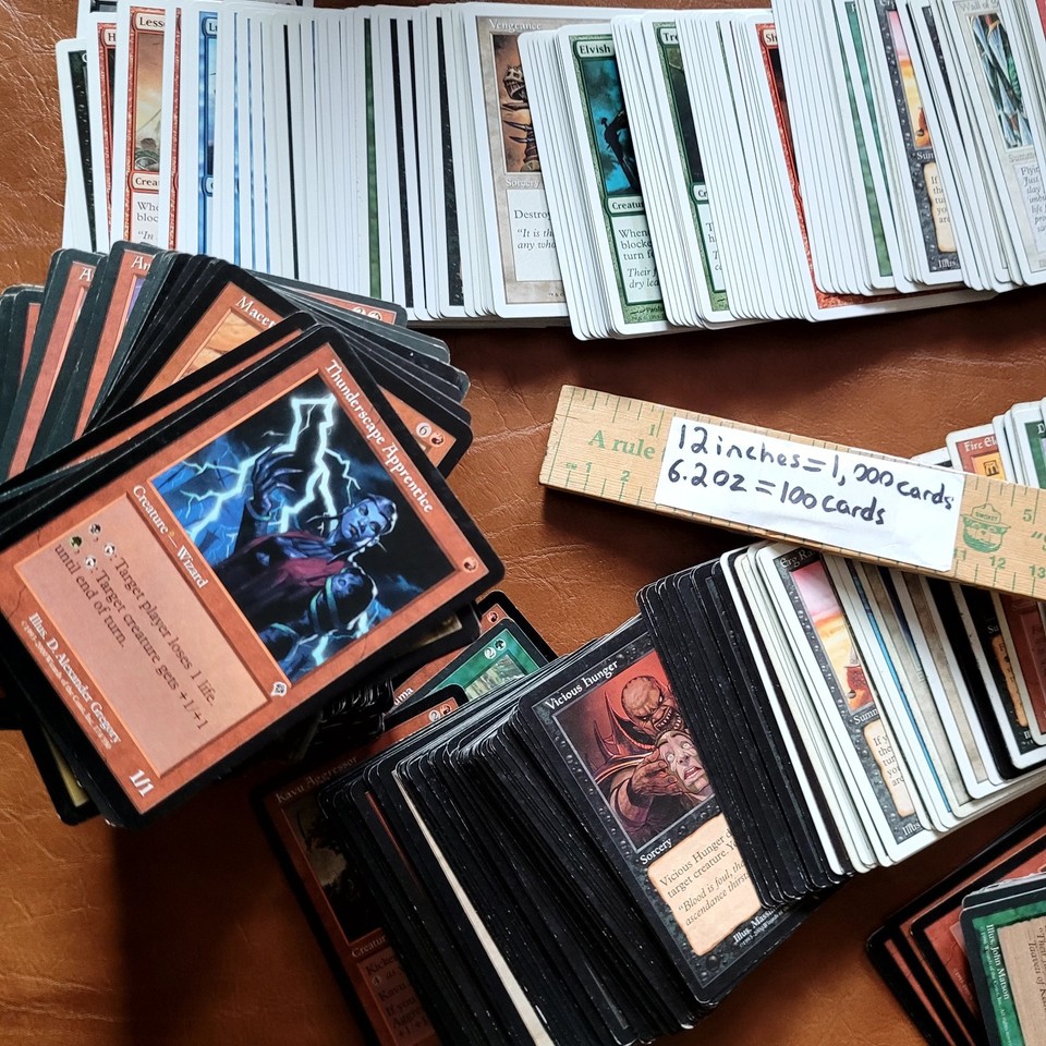 800+ OLDSCHOOL Magic: the gathering Deckmaster Cards Collection / Lot ...