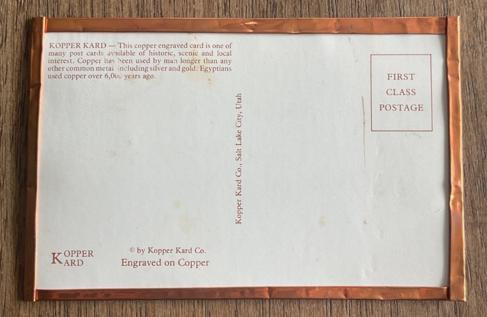 Vintage Copper Postcard - London Bridge - Lake Havasu City, Arizona | eBay