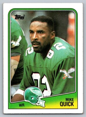 1988 Topps #237 Mike Quick Philadelphia Eagles | eBay