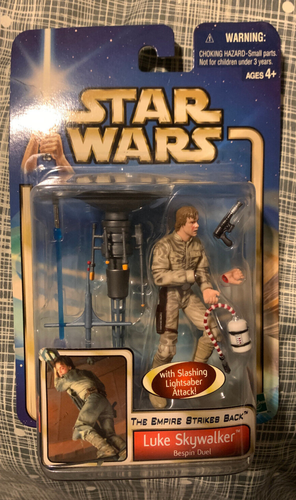 Star Wars Attack of the Clones Luke Skywalker Bespin Duel Figure W ...
