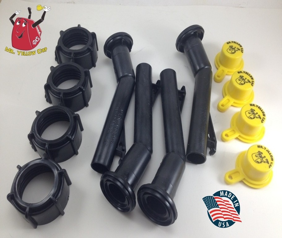 4 - Blitz Gas Can Nozzle Spouts Rings Caps Replacement Vintage 900094 ...