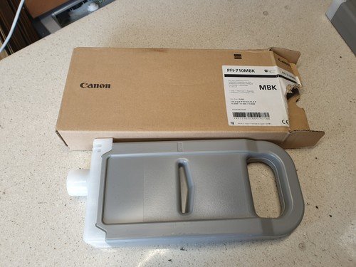 Genuine Canon PFI-710MBK Matte Black Ink imagePROGRAF TX-2000 TX-3000 ...