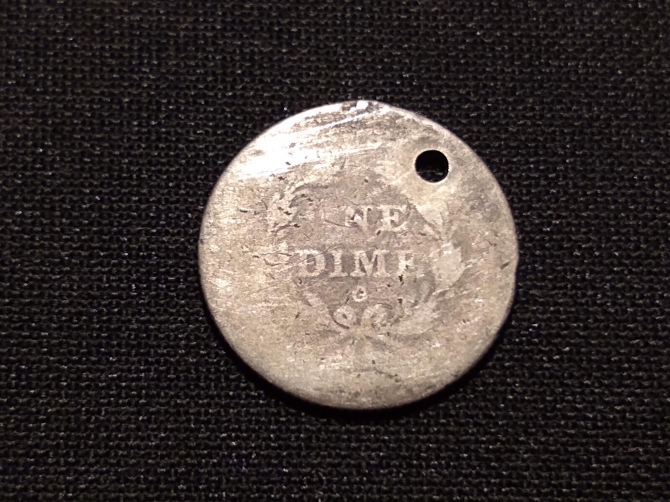 1840 o seated liberty dime new orleans above wreath mint rare type coin ...