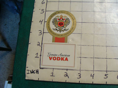 Vintage original VODKA label: Paramount Distillers | eBay